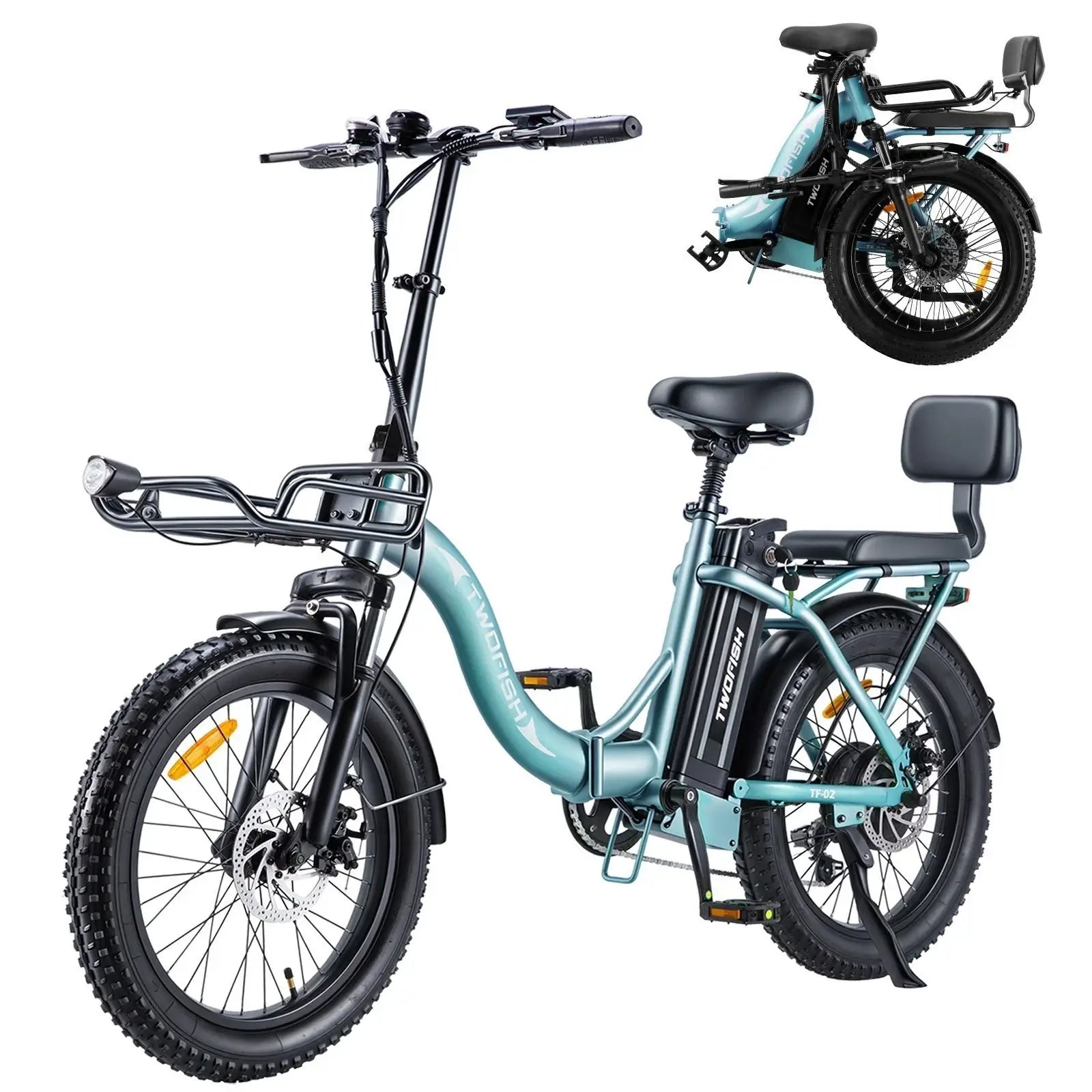 TWOFISH TF2 Electric Bike 20" Folding Electric Bikes – Twofish.uk